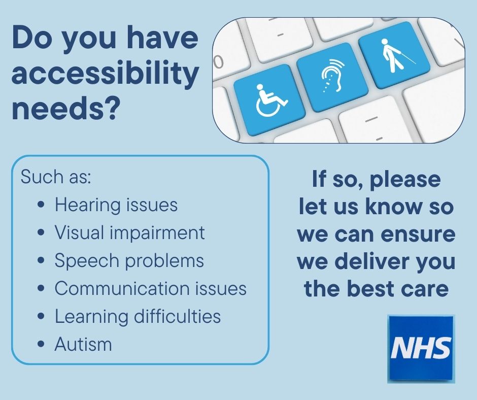 Accessibility - Mayfield Surgery